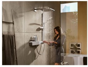 Hansgrohe Raindance E, hlavová sprcha 300 1jet EcoSmart se sprchovým ramenem, chromová, HAN-26239000
