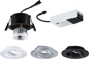 P 94944 LED vestavné svítidlo White Select Viona IP65 kruhové 85mm 25° 6W 230V 2700 - 4000K černá mat/bílá mat/matný chrom - PAULMANN