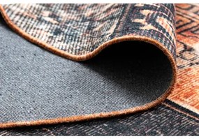 koberec ANTIKA ancient chocolate kulatý, moderní patchwork, řecký omy velikost kruh 160 cm | krásné koberce cz
