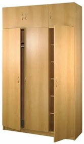 Šatní skříň buk 3dveřová Jumbo 316