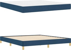 Postel s boxspringem s matrací Modrá 180 x 200 cm textil 3398590