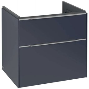 Villeroy & Boch Subway 3.0 - Umyvadlová skříňka, 62x58x48 cm, 2 zásuvky, Marine Blue C57600VQ