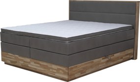 XXXLutz POSTEL BOXSPRING, šedá Esposa - Postele s úložným prostorem - 001933004001