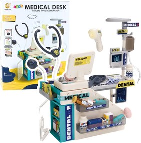 LEAN Toys Set zubař a lékárník světla a zvuky příslušenství 51 ks
