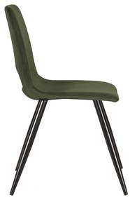 LABEL51 jídelní židle JOSH zelená Color: Army green UK-30.303