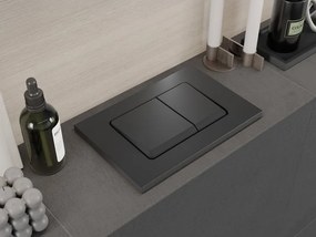 Mexen Fenix 10 XS splachovací tlačítko, gun gray - 601066
