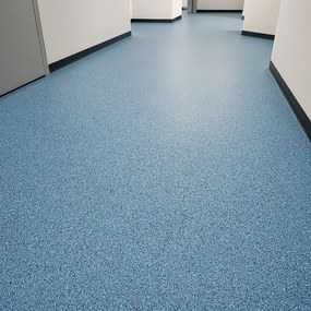 Gerflor, PVC podlaha - lino Flexar Nerok 2182 Pixel Ocean, na míru, šíře 2m,4m, modrá, bez podkladu, chodba / předsíň