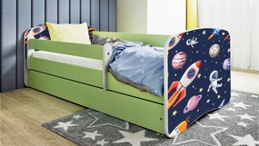 XXXLutz POSTEL PRO DĚTI A MLÁDEŽ 80/160 cm, zelená, bílá MID.YOU - Dětské pokoje sestavy - 00214200024P