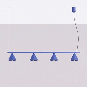 Sollux Lighting Lustr NOX 4L ultramarín