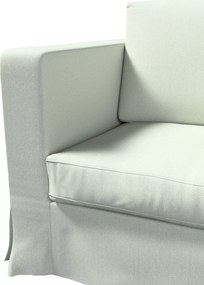 Potah na pohovku IKEA  Karlanda 3-místná nerozkládací, dlouhý barva modrá látka pletený vzor
