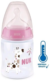 Kojenecká láhev NUK First Choice Temperature Control 150 ml pink Barva: Růžová
