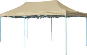 Zahradní nůžkový pavilon 3x6m béžový