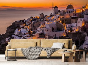 Fototapeta na míru Výhled na Santorini | Vliesová fototapeta na zed' | DFTNXXL3018