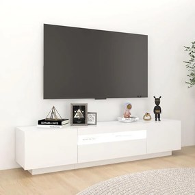 TV skříňka s LED osvětlením bílá 180 x 35 x 40 cm 3081897