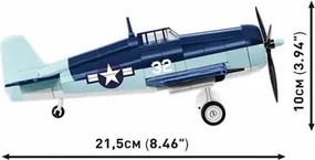 COBI 5883 II WW Grumman F6F Hellcat / 235 kostek / 1:48 / od 6 let