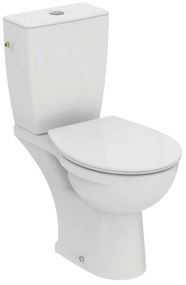 Ideal Standard Eurovit - WC kombi se sedátkem, zadní odpad, bílá W328601