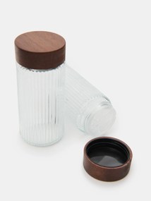 Sinsay - Sada žebrovaných dóz na koření 2 pack - clear