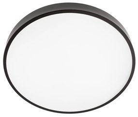 Černé stropní světlo Redo KNOB 05-933 / CCT LED 36W/ průměr 40 cm