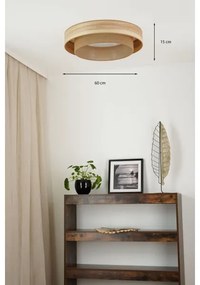 Brilagi - LED Stropní svítidlo MONTANA BOHO LED/26W/230V pr. 60 cm hnědá