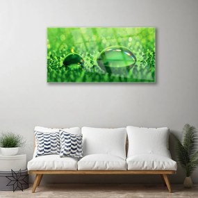 Obraz na skle Vodopád Krajina 125x50 cm
