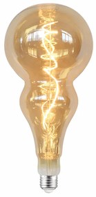 Diolamp Retro LED Filament žárovka Ellipse Amber Decor Idris 5W/230V/E27/2700K/330Lm/360°/DIM