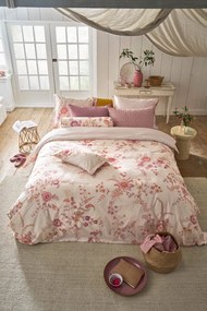 Pip Studio polštář Everbloom 35 x 60 cm - světle růžový (Dekorační polštář s motivem květin)