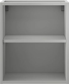 Mexen Box-A, otevřená skříňka s policí 40 cm, šedá matná, 91AX2-0400-470-0-62