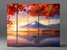 Paraván hory fuji japonsko Rozměr: 225 x 180 cm