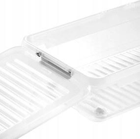 Úložný box s víkem a kolečky pod postel, KEEEPER CLIPBOX LEO 53L, 77 x 58 x 16 cm