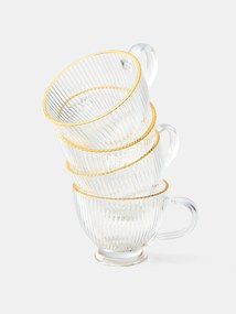Sinsay - Skleněné hrnky 4 pack - clear
