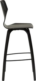 Černá barová židle (výška sedáku 75 cm) S.I.T – DAN-FORM Denmark