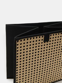 Sinsay - Úložný box s pleteným předním dílem - béžová