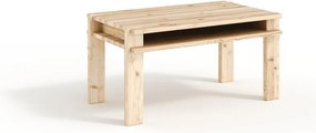 Konferenční stolek z borovicového dřeva ve světle přírodní barvě 50x80 cm Tuck – Karup