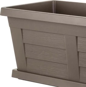 Bama Zahradní velkoobjemový truhlík Legno cappuccino, 60 x 30 x 25 cm, 60 cm