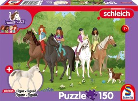 Schmidt schleich horse club: výlet do přírody 150 dílků + figurka schleich