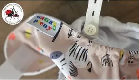 GaGa's Látková plena AIO Zebra na suchý zip