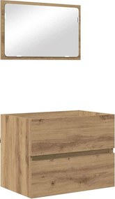 Sada koupelnového nábytku 3 ks Artisanový dub 61 x 39 x 45 cm 3393503