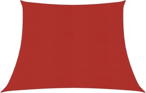 vidaXL Stínící plachta 160 g/m² 4/5 x 3 m HDPE [311820] Barva: Červená