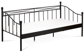 Autronic Kovová jednolůžková postel BED-1905 Barva: Černá