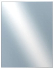 DANTIK - Zarámované zrcadlo - rozměr s rámem cca 70x90 cm z lišty Hliník bílá | P03-027 (7003027)