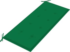 Zahradní lavice s poduškou 120 cm bambus 3063881