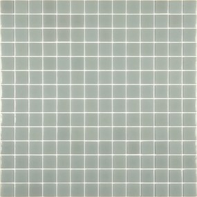 Hisbalit Skleněná mozaika šedá Mozaika 108A MAT 2,5x2,5 2,5x2,5 (33,33x33,33) cm - 25108AMH