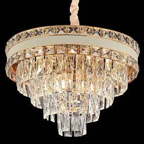 Toolight Toolight, závěsné svítidlo 50cm, 7xE14, G048-CP, zlatá, OSW-08942
