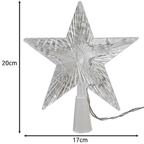 Ruhhy 24853 LED hvězda vánočního stromku