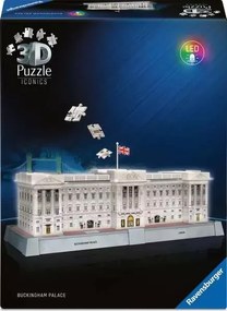 Ravensburger 120080312 iconics: buckinghamský palác (noční edice)