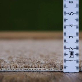Spoltex, Metrážový koberec Balance 91 sv.hnědý, na míru, šíře 4m, hnědá, filc, chodba / předsíň