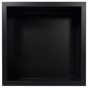 Balneo Wall-Box One Black zápustná polička 30 cm OB-BL2