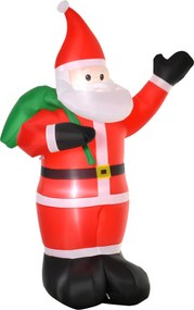 Nafukovací vánoční dekorace Santa Claus 2,4 m