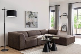 Hanah Home Rohová pohovka ALPHA hnědá pravá