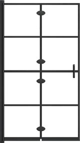 Skládací sprchový kout ESG 80 x 140 cm černý 150743